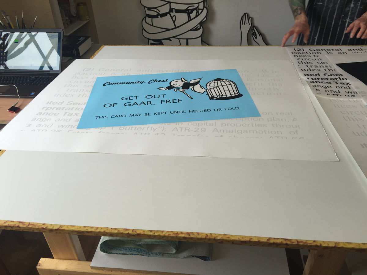 "Get Out of GAAR, Free", 30" x 42", Limited Edition Print – The GAART Store